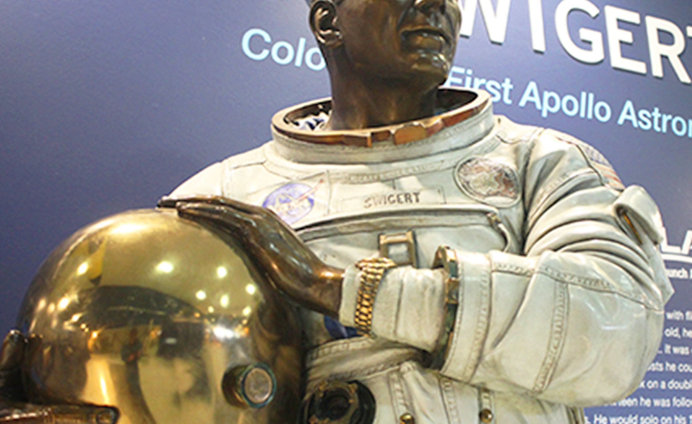 Lundeen Statue of Jack Swigert | Wings Over the Rockies Air & Space Museum