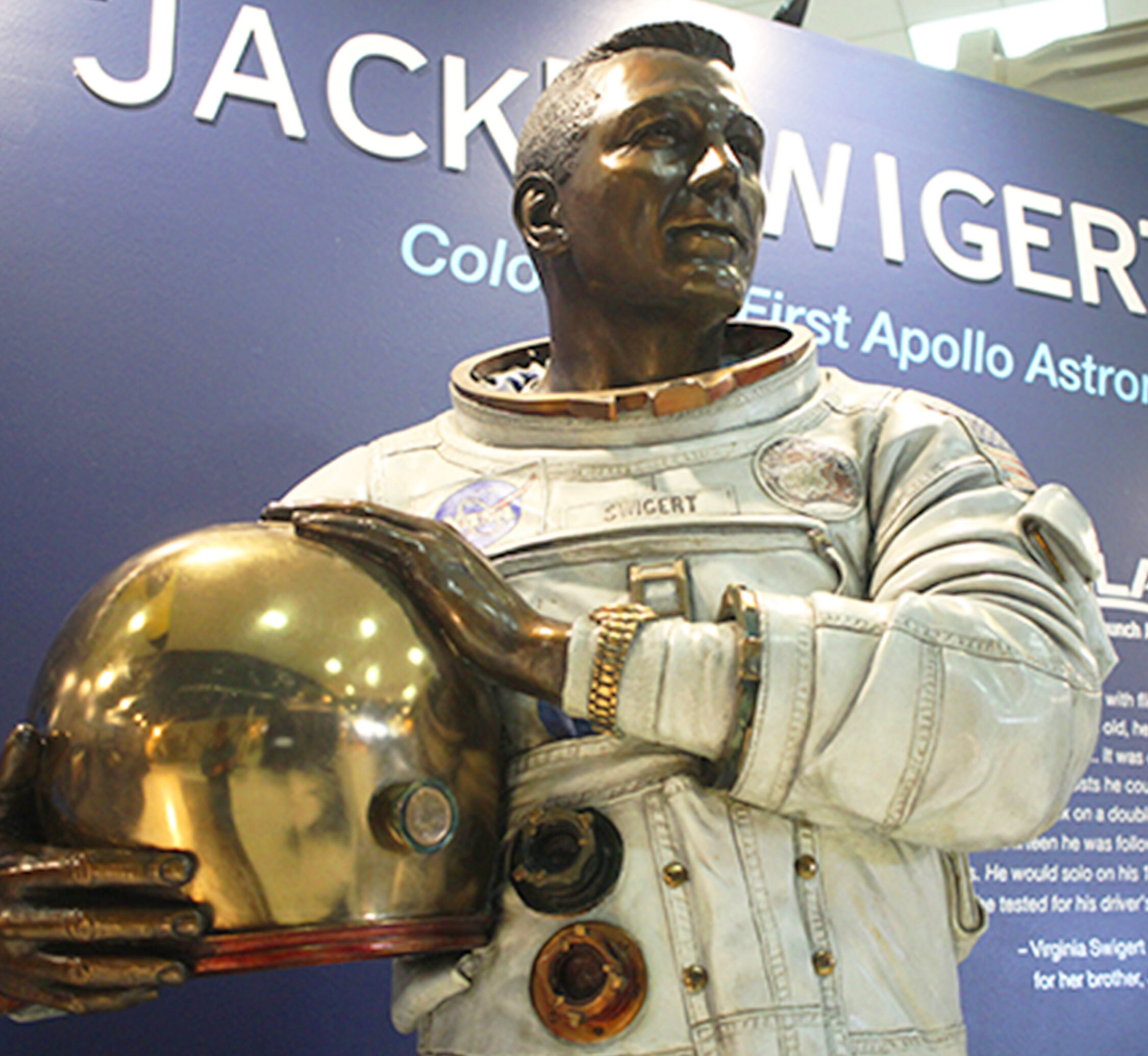 Lundeen Statue of Jack Swigert | Wings Over the Rockies Air & Space Museum